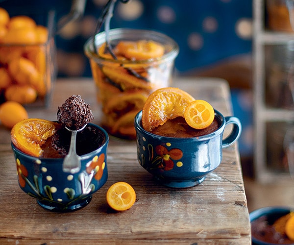 La mousse au chocolat, Grand Marnier et orange rôtie - Terre Vivante